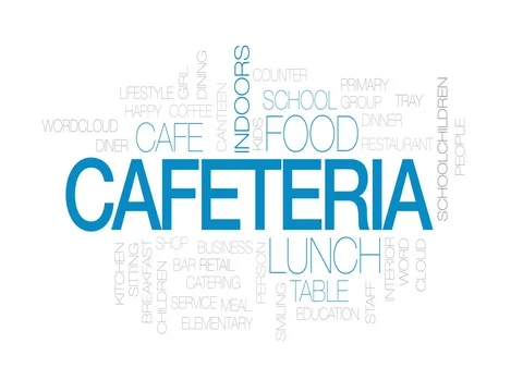 Cafeteria animated word cloud, text desi... | Stock Video | Pond5