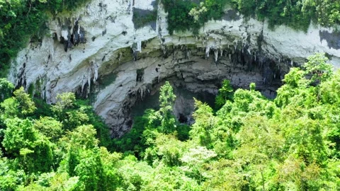 Calbiga Cave Opening in Jungle Philippin... | Stock Video | Pond5