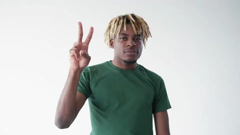 calculating gesture black man meme expre... | Stock Video | Pond5