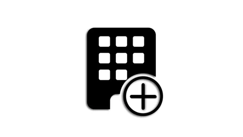 Calculator plus icon animated on a color... | Stock Video | Pond5