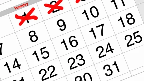 Passage Of Time Calendar Stock Video Footage | Royalty Free Passage Of ...