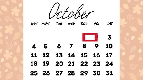 Calender October Stock Videos – Royalty-Free HD & 4K Videos | Pond5