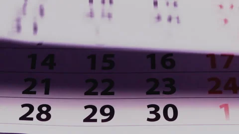 Calendar Turning Stock Video Footage | Royalty Free Calendar Turning ...