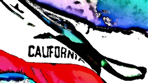 California Flag Animation | Stock Video | Pond5