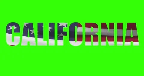 California state name on green screen an... | Stock Video | Pond5