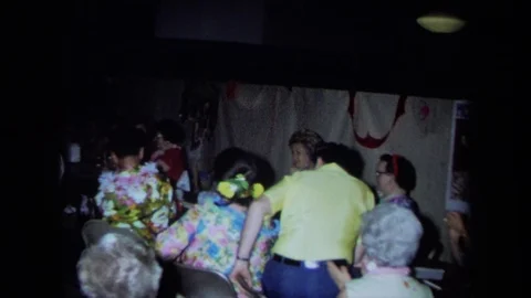 CALIFORNIA USA-1971: People At Party Wit... | Stock Video | Pond5