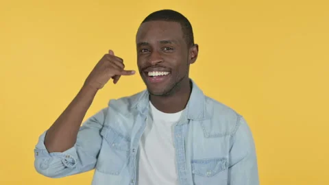 Call me Sign by Middle Aged Businessman,... | Stock Video | Pond5