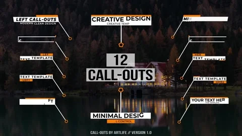 After Effects Template ~ AE: Call Outs #244915258 | Pond5