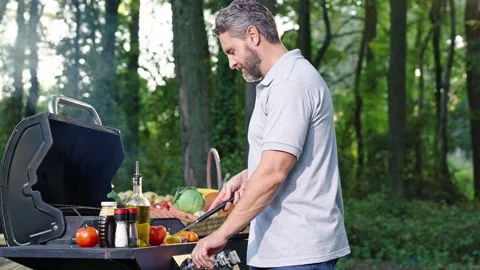Barbeque Man Stock Videos – Royalty-Free HD & 4K Videos | Pond5