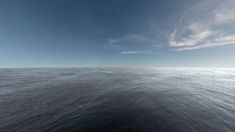 Calm Daylight Ocean Background Loop | Stock Video | Pond5