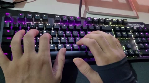 Keyboard Typing Sounds Stock Video Footage | Royalty Free Keyboard ...