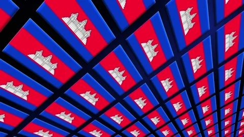 Cambodia Flag Animated Background 3d Ani... | Stock Video | Pond5