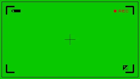 Camcorder Viewfinder Rec Green Screen 3D... | Stock Video | Pond5