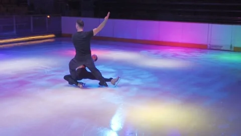 Ice Skating Spin Stock Footage ~ Royalty Free Stock Videos | Pond5