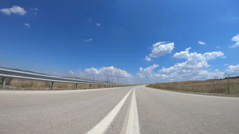 Car Driving Towards Camera Stock Video Footage | Royalty Free Car ...