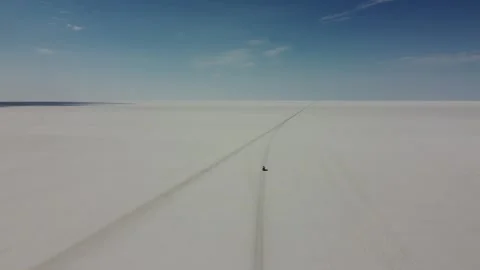 Camera following rising up high behind a... | Stock Video | Pond5