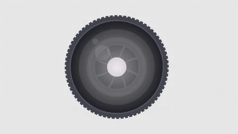 Camera lens. Animation focusing camera o... | Stock Video | Pond5