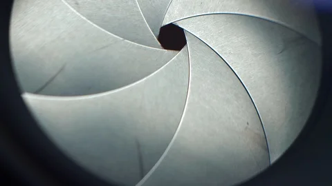 Camera Shutter Opening and Closing Stock Video Footage | Royalty Free ...