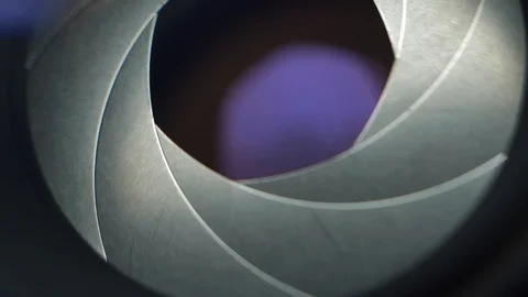 Camera Lens Aperture Diaphragm Iris Open... | Stock Video | Pond5