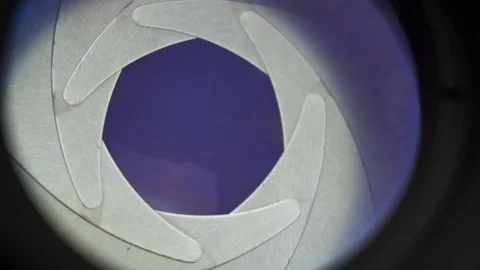 Camera Shutter Opening and Closing Stock Video Footage | Royalty Free ...