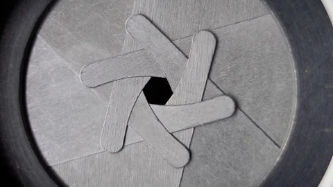 Camera Shutter Opening and Closing Stock Video Footage | Royalty Free ...