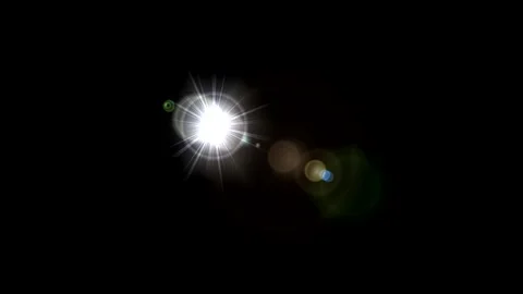 Camera Lens Flare Left To Right Animated... | Stock Video | Pond5