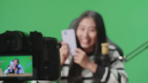 Camera Monitor Recording Woman Reviewing... | Stock Video | Pond5