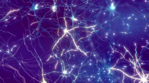 Camera moving through human brain nerve ... | Stock Video | Pond5