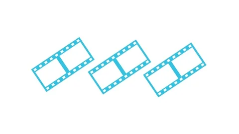 Camera negative files shape icon animati... | Stock Video | Pond5