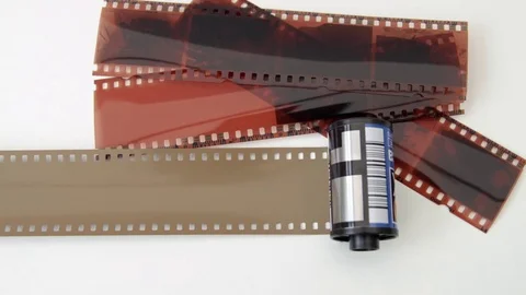 Camera Negative roll background stock fo... | Stock Video | Pond5