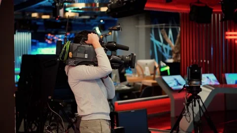 Tv Production Cameras Stock Video Footage | Royalty Free Tv Production ...