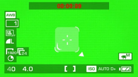 Camera Recording - Green Screen - Square... | Stock Video | Pond5