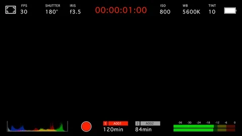 The Camera Recording Screen 2 | Stock Video | Pond5