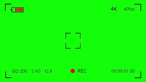 Camera recording screen | Stock Video | Pond5