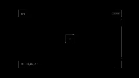 Camera Overlay Shutter Viewfinder Stock Footage ~ Royalty Free Stock ...