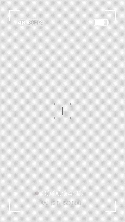 Camera recording screen overlay with alp... | Stock Video | Pond5