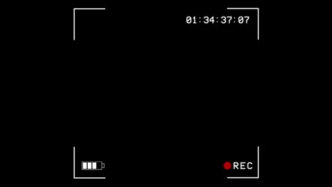 Camera screen with black effect - VHS | Stock Video | Pond5