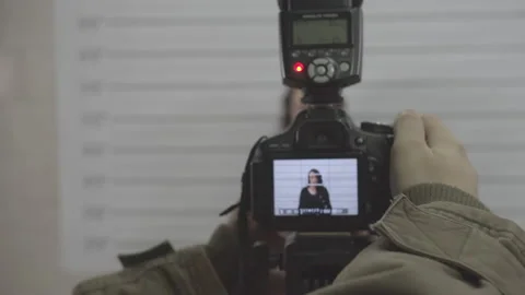 Camera screen close-up, detective take p... | Stock Video | Pond5