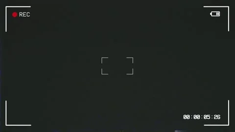 Camera screen recording with VHS glitch ... | Stock Video | Pond5