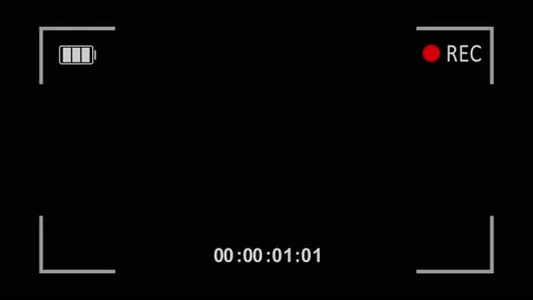 Video Camera Recording Overlay Stock Video Footage | Royalty Free Video ...