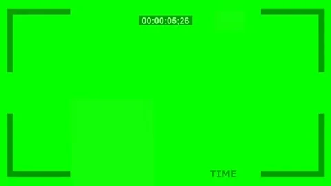 Camera viewfinder. CCTV Recording green ... | Stock Video | Pond5