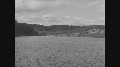 CAMPBELL TURNS UP FOR WATER SPEED RECORD... | Stock Video | Pond5