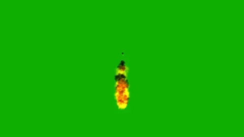 Campfire green screen motion graphics | Stock Video | Pond5