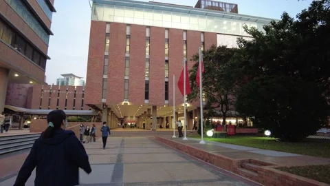 Campus of The Hong Kong Polytechnic Univ... | Stock Video | Pond5