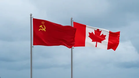 Soviet Union Flag Stock Video Footage | Royalty Free Soviet Union Flag ...