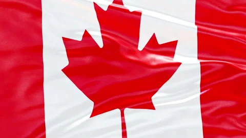 Canada Flag video 4K. Beautiful Canadian... | Stock Video | Pond5
