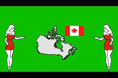 Canada - Hand-Drawn Animation - women po... | Stock Video | Pond5