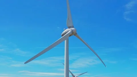 Canadian hydro wind turbine with blades ... | Stock Video | Pond5