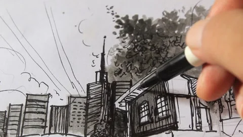 Canal Canal Drawing Stock Videos – Royalty-Free HD & 4K Videos