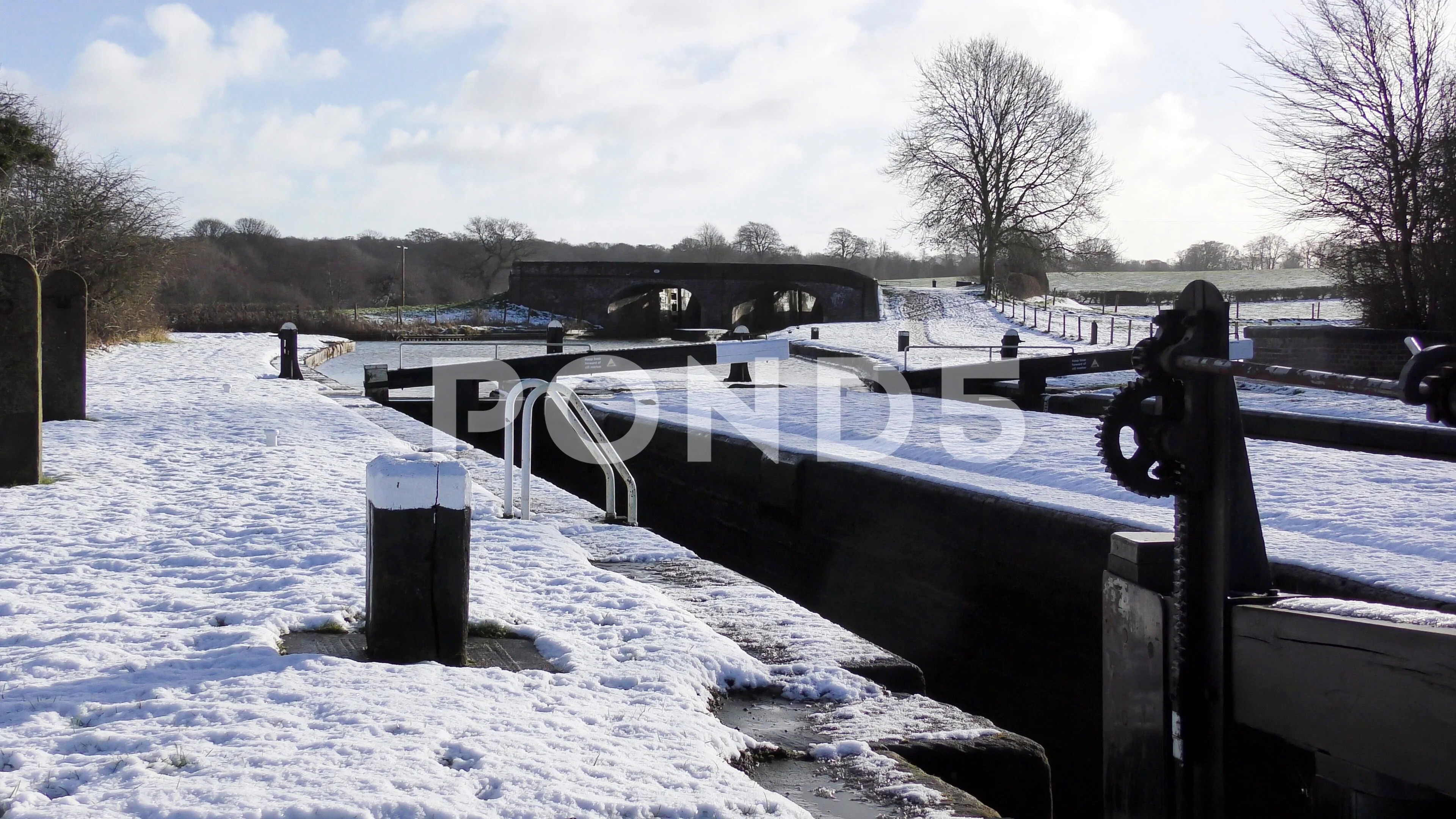 English Countryside Snow
